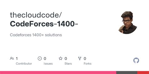 github thecloudcode codeforces 1400 codeforces 1400 solutions
