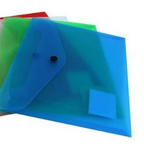 Plastic Button File Folder Multicolor A4 At ₹ 10piece In Navi Mumbai