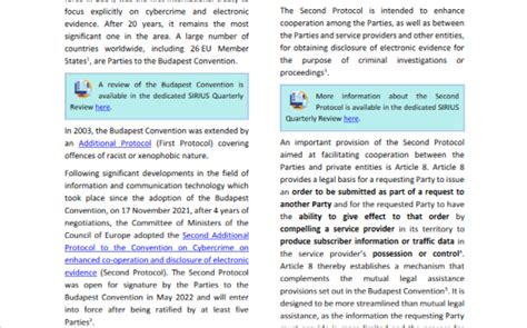 Article 8 Of The Second Additional Protocol To The Convention On Cybercrime Giving Effect To