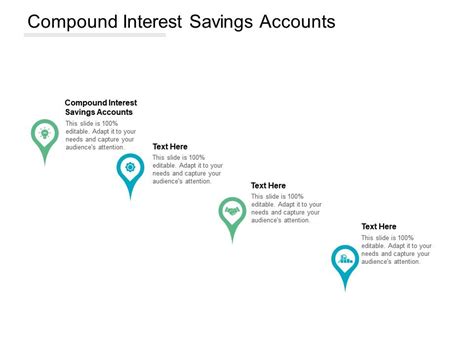 Compound Interest Savings Accounts Ppt Powerpoint Presentation Show Vector Cpb Presentation