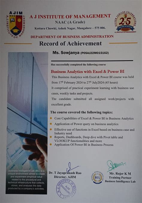 Sowjanya Shetty On Linkedin Excited To Share That Ive Earned My Certification In Excel And