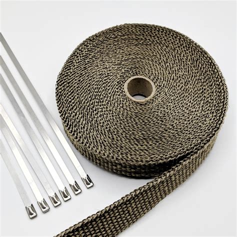 Unleashing Performance With Titanium Exhaust Wrap Flame Barrier Exhaust Wrap