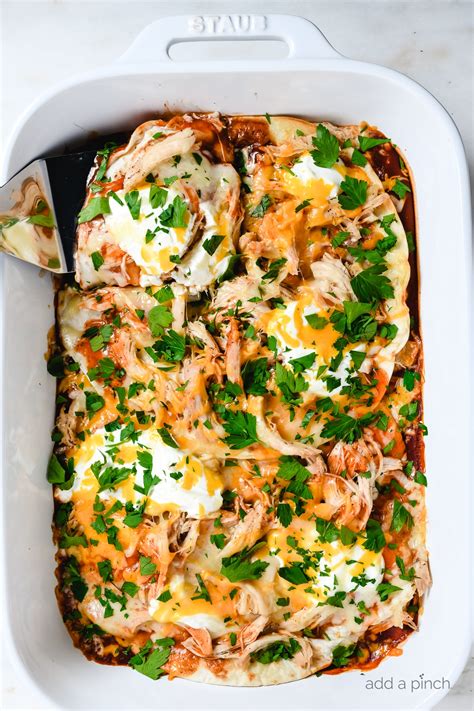 Chicken Enchilada Casserole With Corn Tortilla At Daryl Pulver Blog