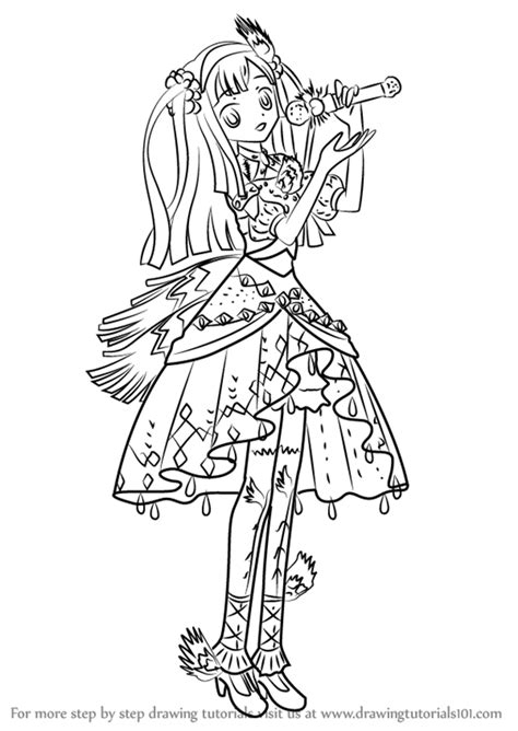 How To Draw Chiri Tsukikawa From Pripara Pripara Step By Step