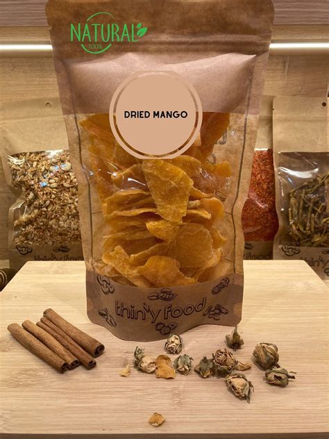 Organic Dried Mango Premium Quality Mango Strips Vegan Dried Fruit Sun