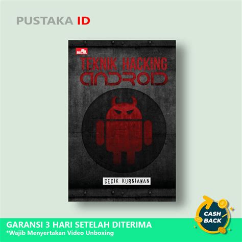 jual buku teknik hacking android original shopee indonesia
