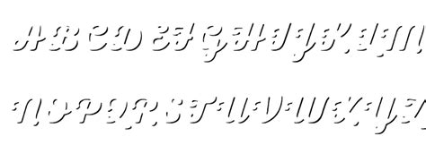 Nexa Rust Script B Trial Shadow Font