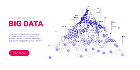 Premium Vector Big Data Analysis Background Information Stream
