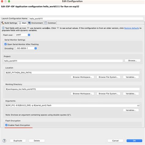Flash The Device — Espressif Ide Latest Documentation