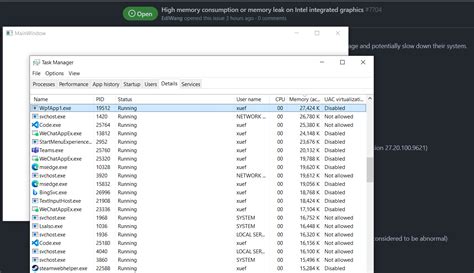 High Memory Consumption Or Memory Leak On Intel Integrated Graphics Issue Dotnet Wpf