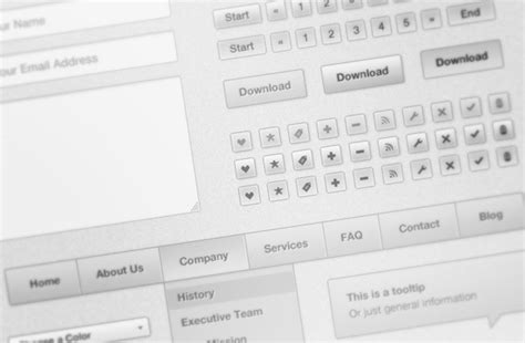 Soft White Htmlcss Ui Kit Wegraphics