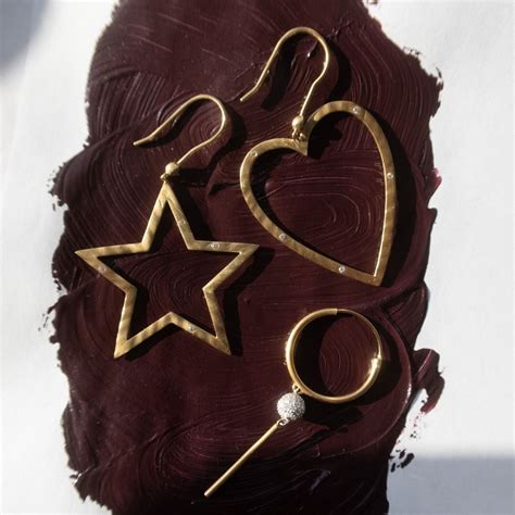 Stine A Shining Star Earring Guld Merci Give