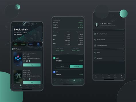 Blockchain Eth App Behance