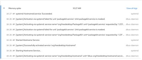 Metrics No Logs Found When Expanding Logs From A Spike · Issue