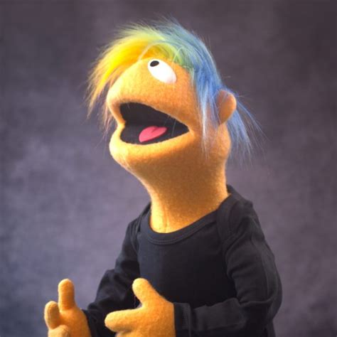 Hooman Professional Hand Puppet Rainbow Hair Operation Puppet