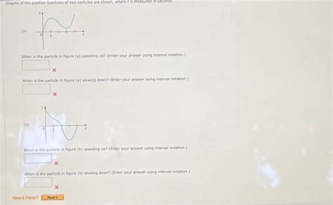 Solved When Is The Particle In Figure A Speeding Up Chegg