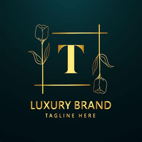 Premium Letter T Logo Icon Design Luxury Jewelry Frame Gem Edge