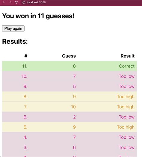 Github Dpoppe7guess My Number Web App With Reactjs