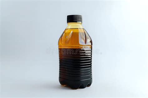 Discover The Rich Deep Color Of Amber Liquid In A Plastic Bottle A