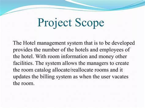 Hotel Management System PPTX