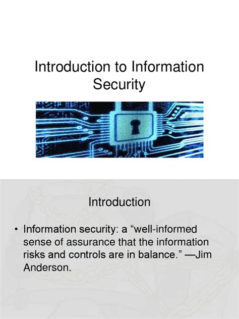 Information Security Pdf Information Security Computer Security