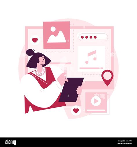 Content Aggregator Abstract Concept Vector Illustration Aggregator Software Best Media Content