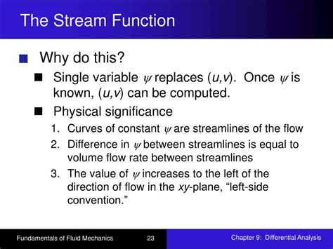 PPT - Chapter 9: Differential Analysis of Fluid Flow PowerPoint Presentation - ID:6834716