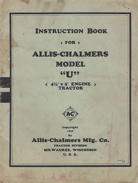 Allis Chalmers Literature