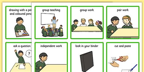 Visual Instruction Cards