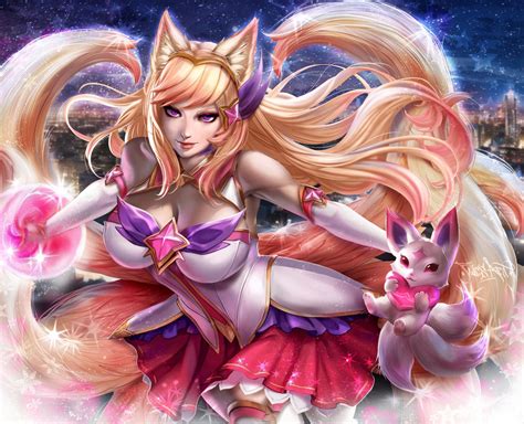 Star Guardian Ahri League Of Legends By Fi1csart On Deviantart