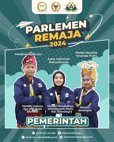 Parlemen Remaja | [PEMERINTAH PARLEMEN REMAJA 2024] Sore, Sobat Parja ...