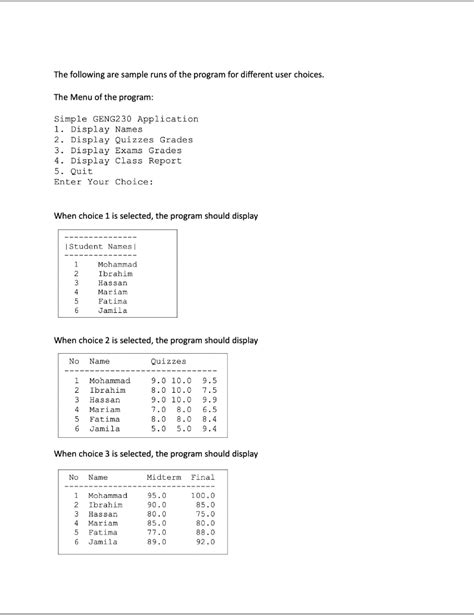 Solved Computer Programming Geng 230 Project 1 Consider The