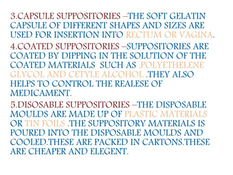 Suppositories The Semi Solid Dosage Form Pptx