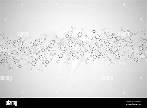 Modern Futuristic Background Of The Scientific Hexagonal Pattern Virtual Abstract Background