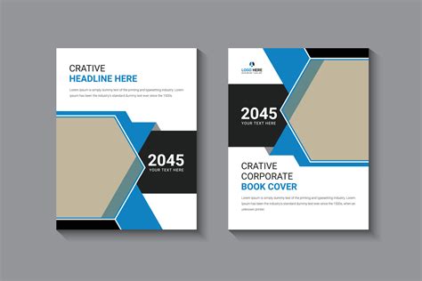 Book Cover Template Design Free 14529993 Vector Art At Vecteezy