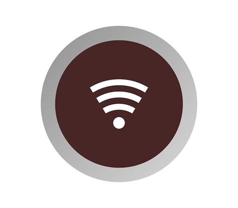 Premium Vector Wi Fi Button