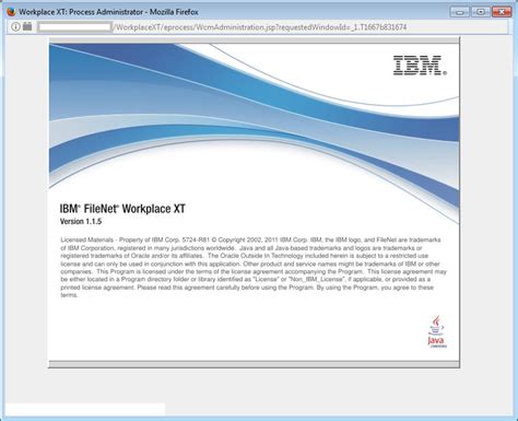 ibm filenet workplace xt cannot open the pcc and pa