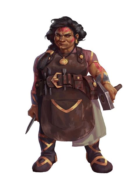 Female Dwarf Smith Helga Silverbrew Pathfinder 2e Pfrpg Dnd Dandd 3 5