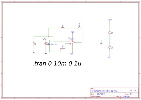 OpAmp Simulation EasyEDA Open Source Hardware Lab