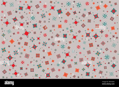 Set Of Vector Seamless Pattern Texture Geometric Shapes Abstract Architectural Style Coloring