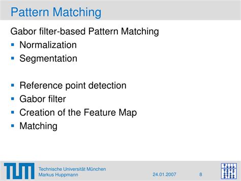 Ppt Fingerprint Recognition By Matching Of Gabor Filter Based