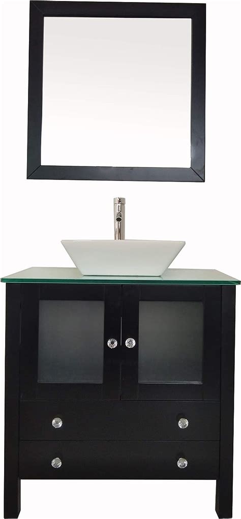 Qierao 30 Inch Freestanding Wooden Modern Bathroom Vanity