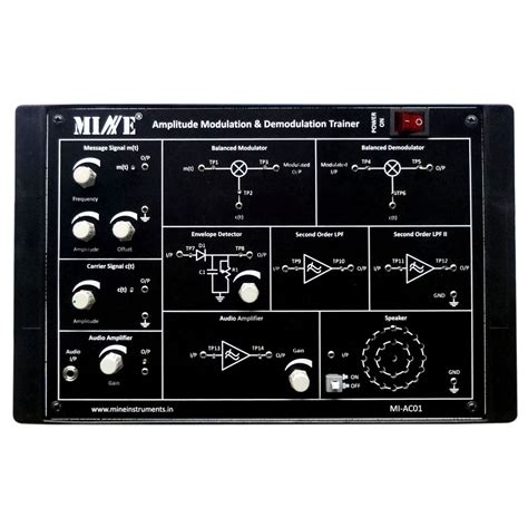 Amplitude Modulation Demodulation Mi Ac01 Mine Instruments Pvt Ltd