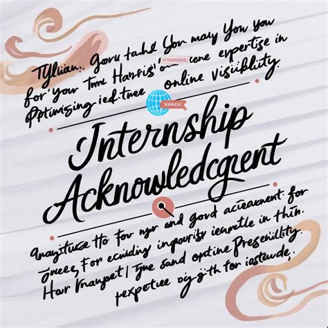Acknowledgement For Internship Report Best Internship Reports