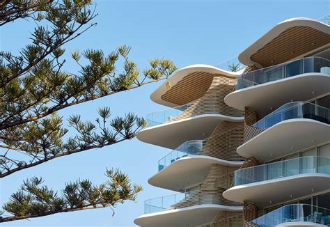Retractable Screens Shelter Seafront Apartment Block In Australia