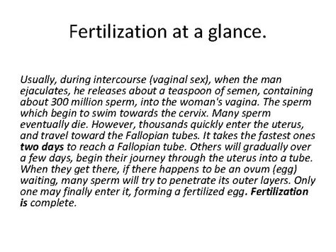 Basics Of Conception Prior To Watching The Miracle