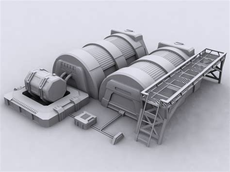 CnC 3 GDI Barracks 2 By Richbk Sci Fi Architecture Sci Fi Building Starship Design