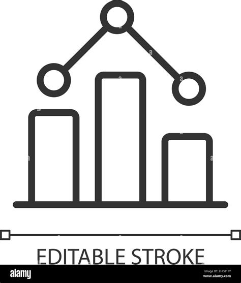 Regression In Data Mining Linear Pixel Perfect Icon Stock Vector Image And Art Alamy