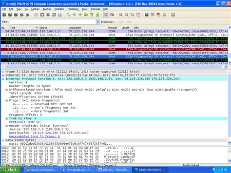 Wireshark Wireshark Lab IP