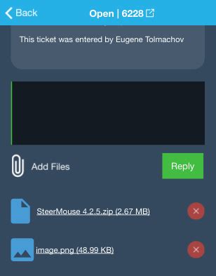 Product Update Mobile API Attachments Ticket Search And UI